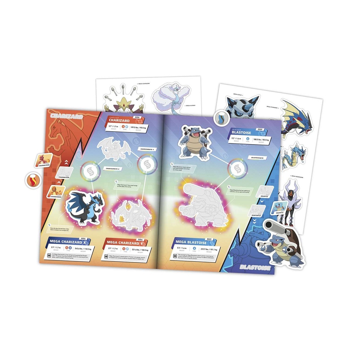 Pokémon: The Official Mega Evolutions Sticker Book | Pokémon Center ...