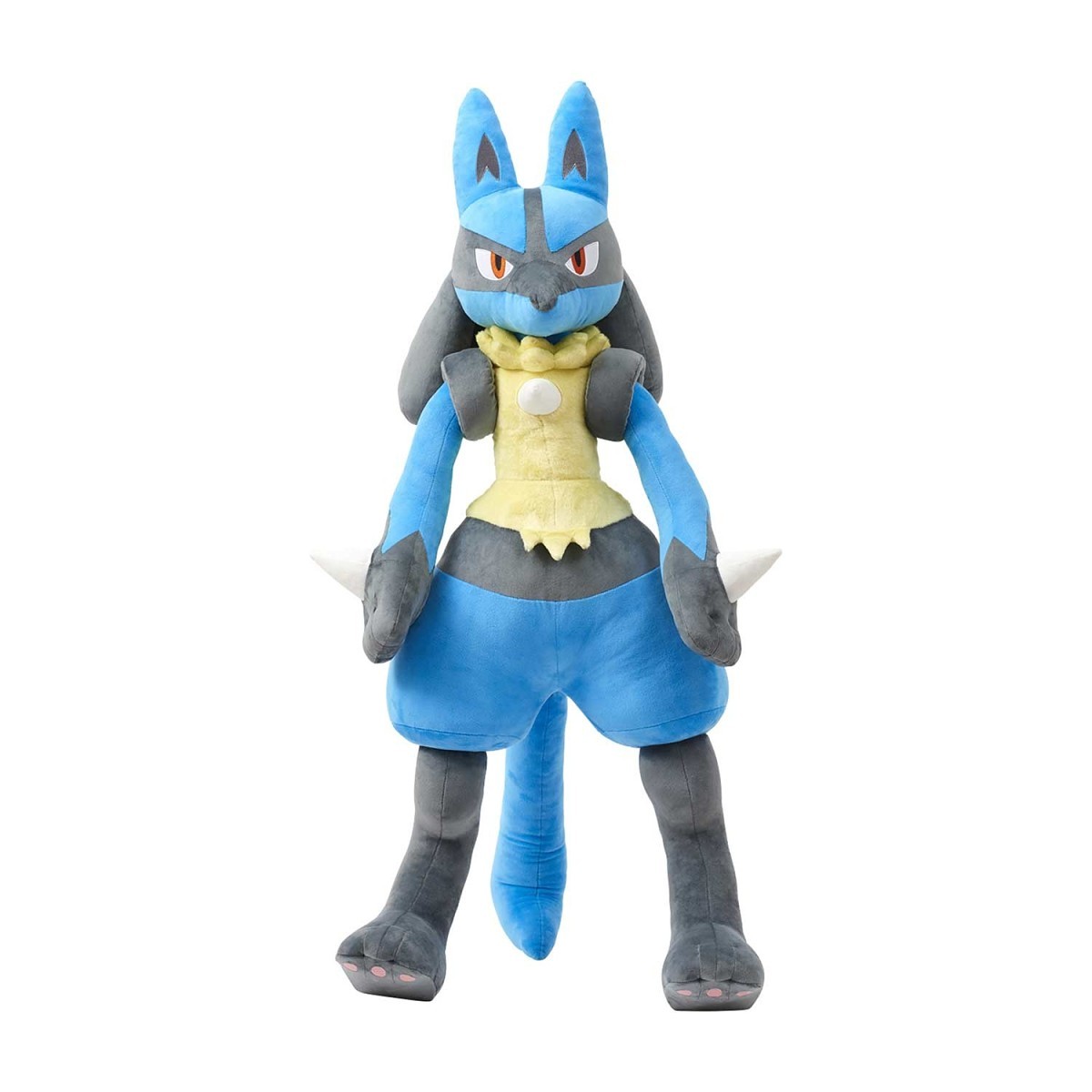 Lucario Pokédex-Size Poké Plush - 47 ¼ In. | Pokémon Center Official Site