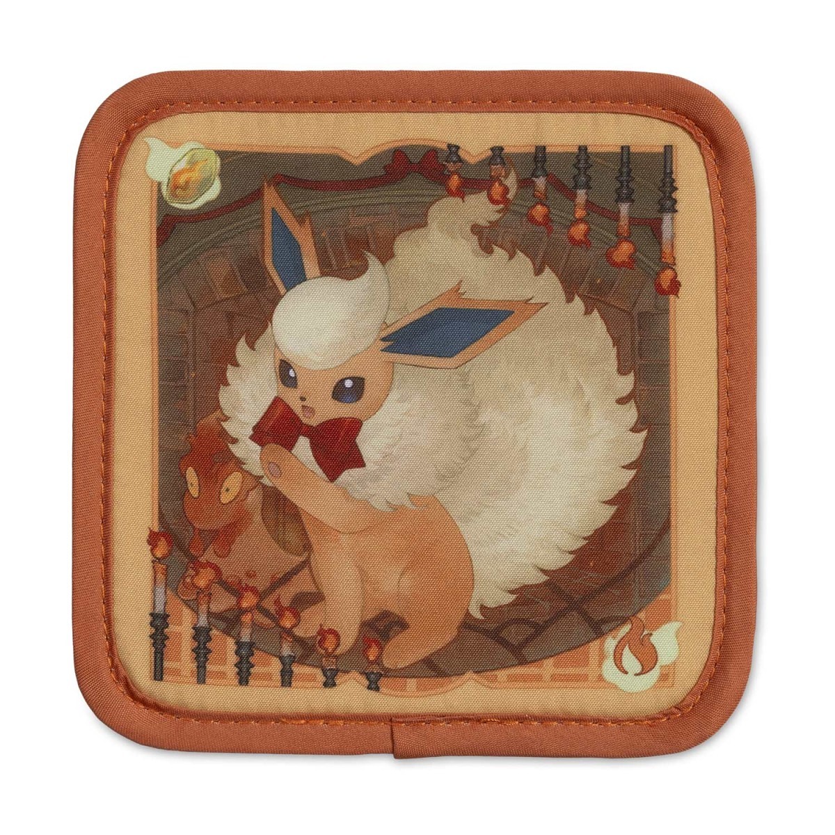 Eevee Collection: Flareon Fabric Coaster | Pokémon Center Official Site