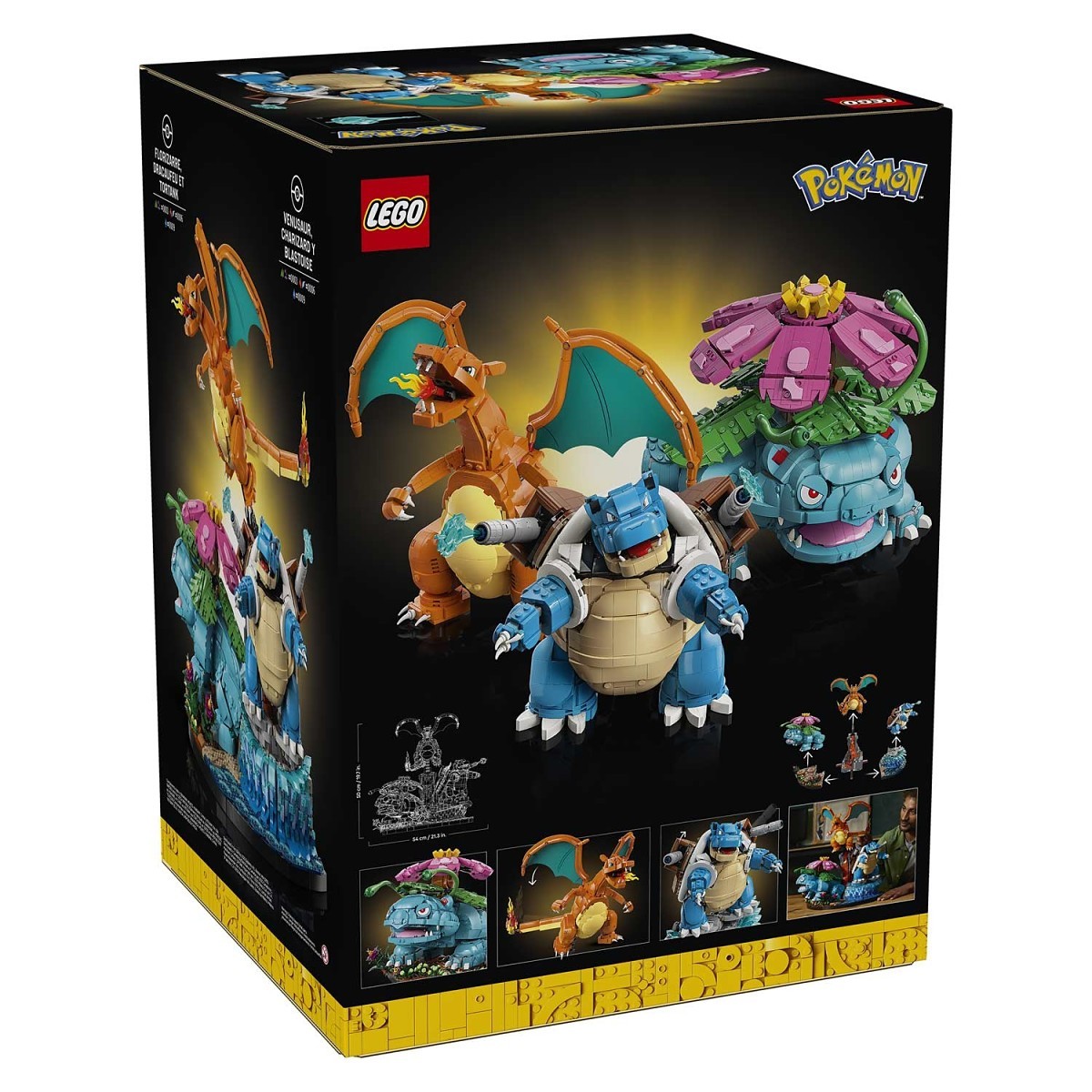 LEGO® Pokémon™ Venusaur, Charizard & Blastoise | Pokémon Center UK ...