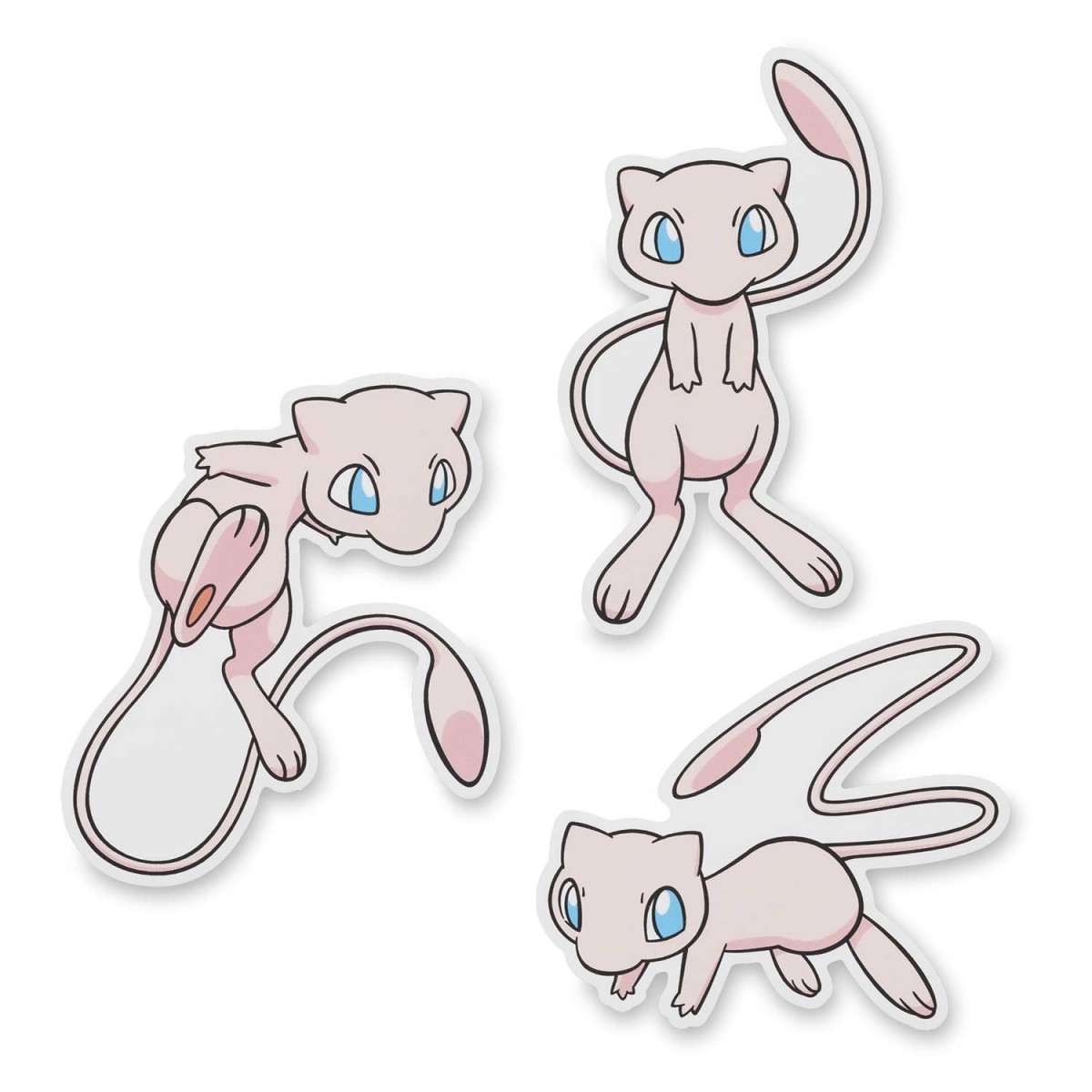 Mew Stickers (3-Pack) | Pokémon Center UK Official Site