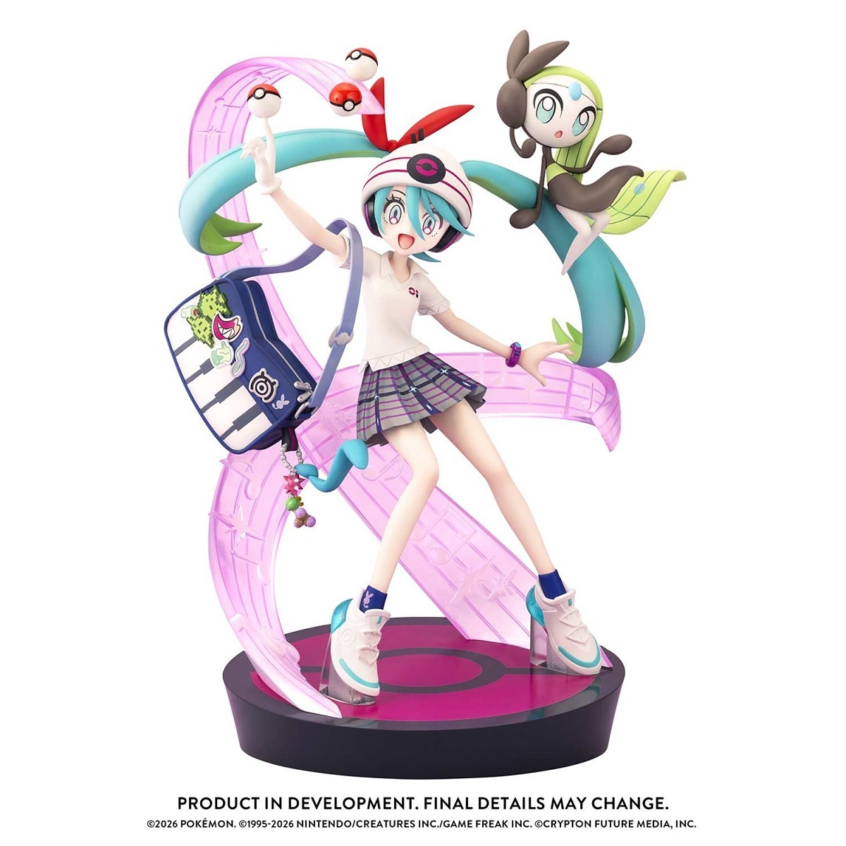 Kotobukiya Hatsune Miku (Psychic) & Meloetta Figure | Pokémon Center ...