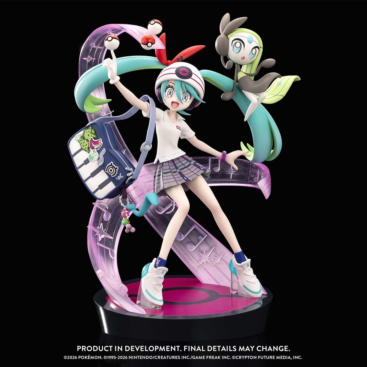 Kotobukiya Hatsune Miku (Psychic) & Meloetta Figure | Pokémon Center ...