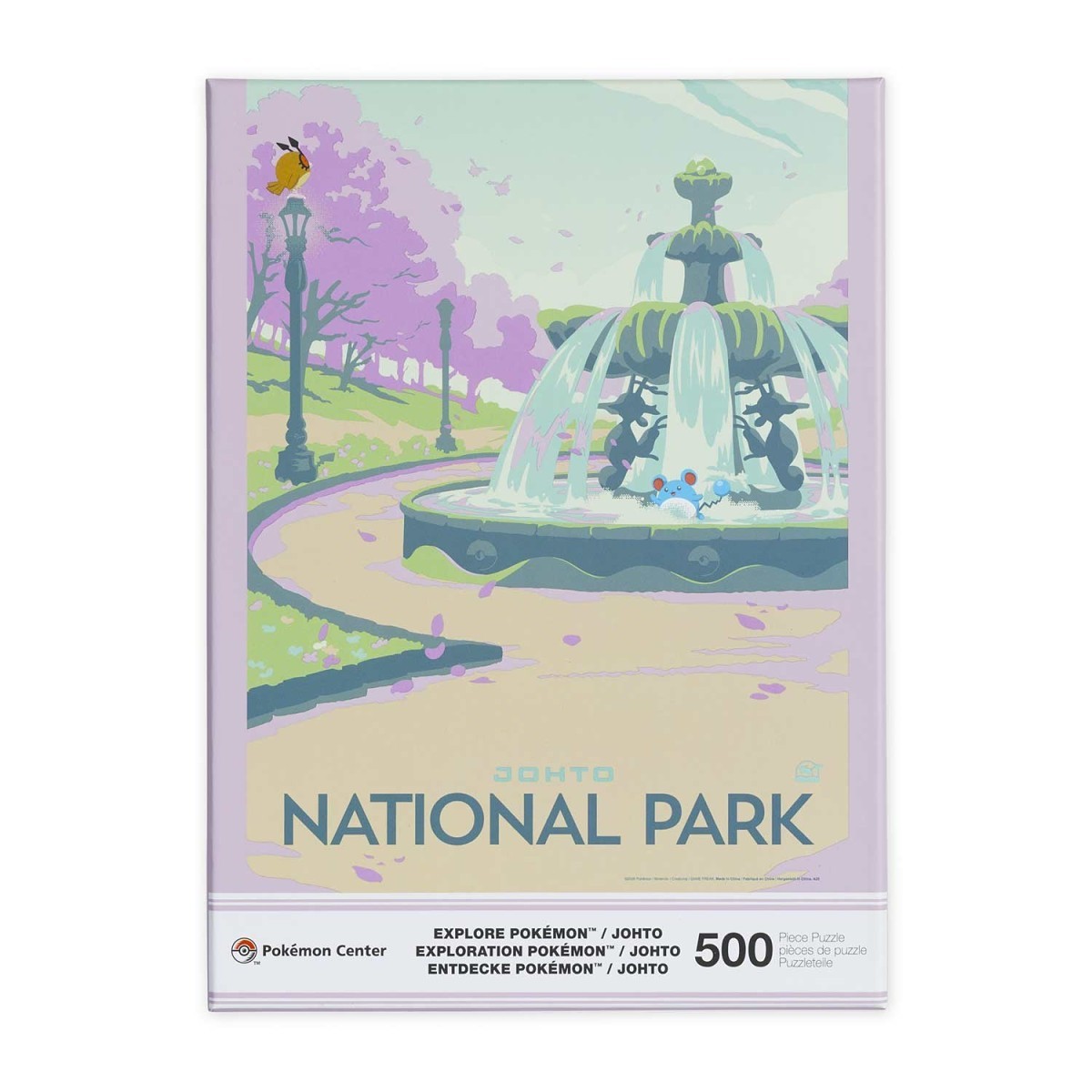 Johto Explore Pokémon Puzzle (500 Pieces) | Pokémon Center Official Site