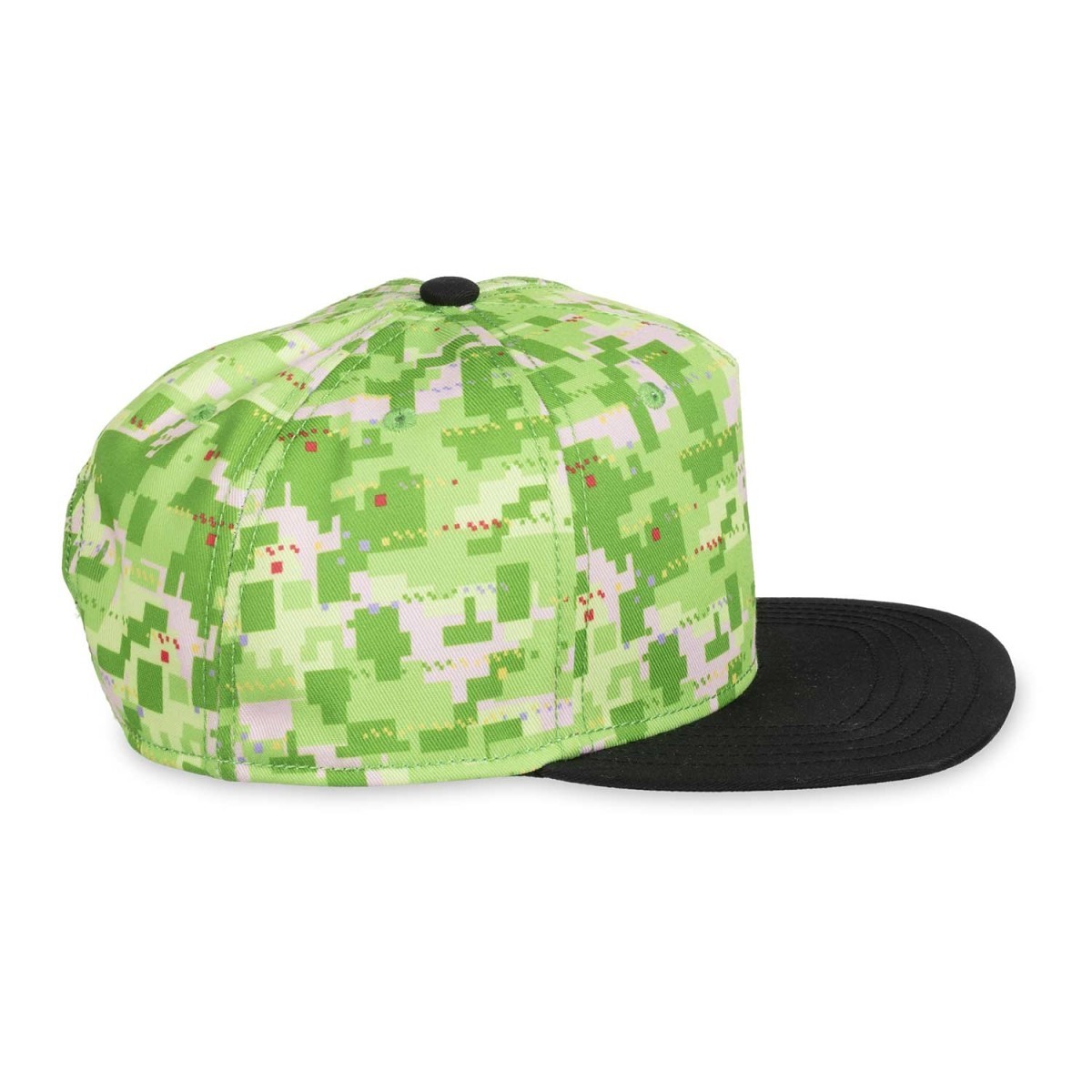 Vivillon (Fancy Pattern) Green & Black Flat-Bill Hat (One Size-Adult ...