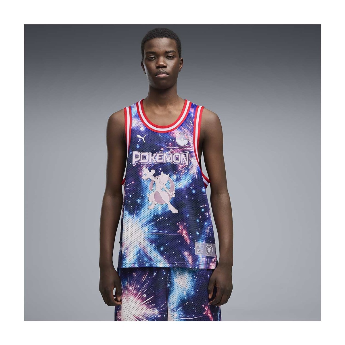 PUMA Hoops × Pokémon: Mewtwo Jersey Tank - Adult | Pokémon Center ...