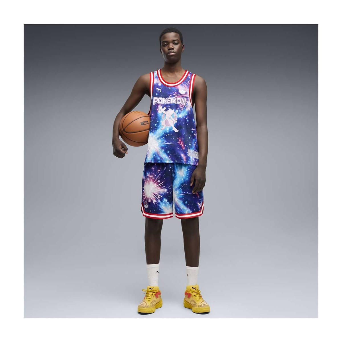 PUMA Hoops × Pokémon: Mewtwo Jersey Tank - Adult | Pokémon Center New ...