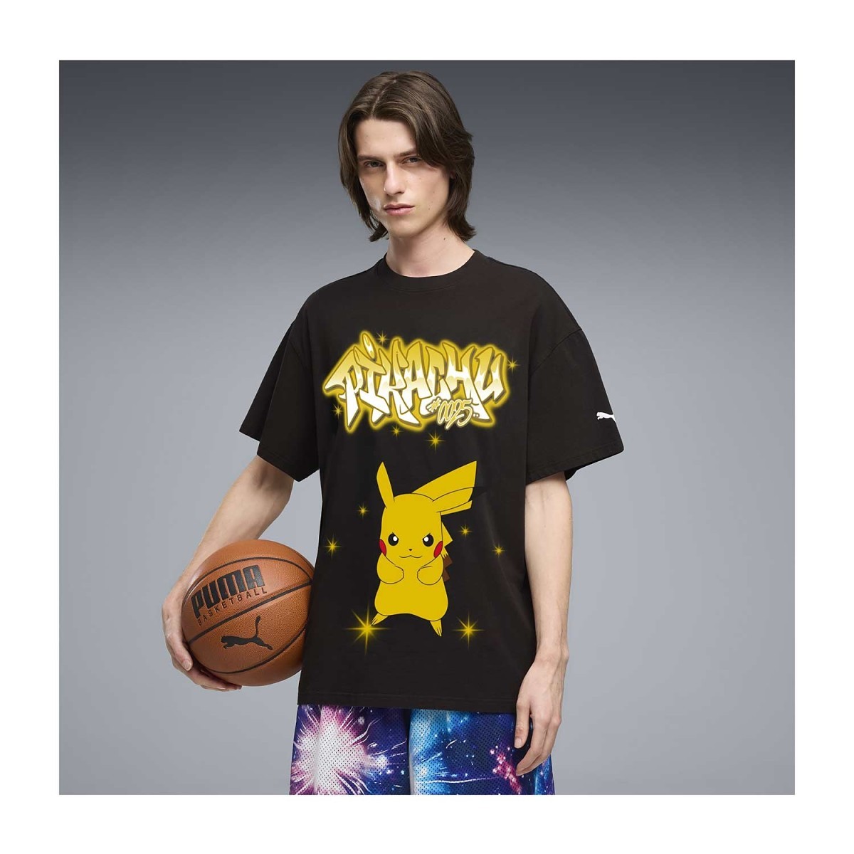 PUMA Hoops × Pokémon: Pikachu T-Shirt - Adult | Pokémon Center UK ...