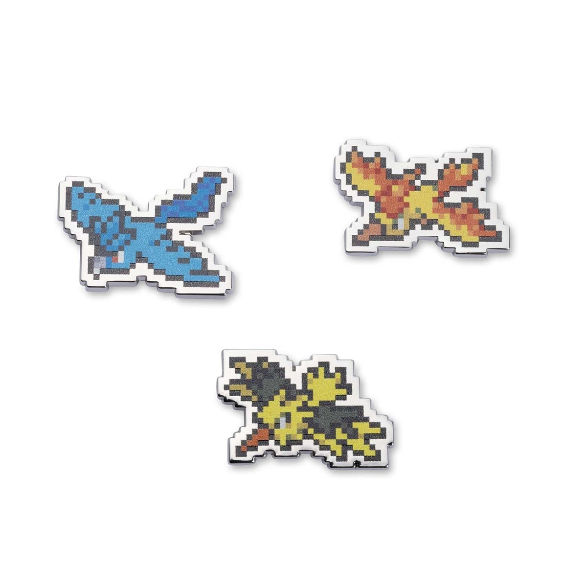 Articuno, Zapdos & Moltres Pokémon Pixel Pins (3-Pack) | Pokémon Center ...