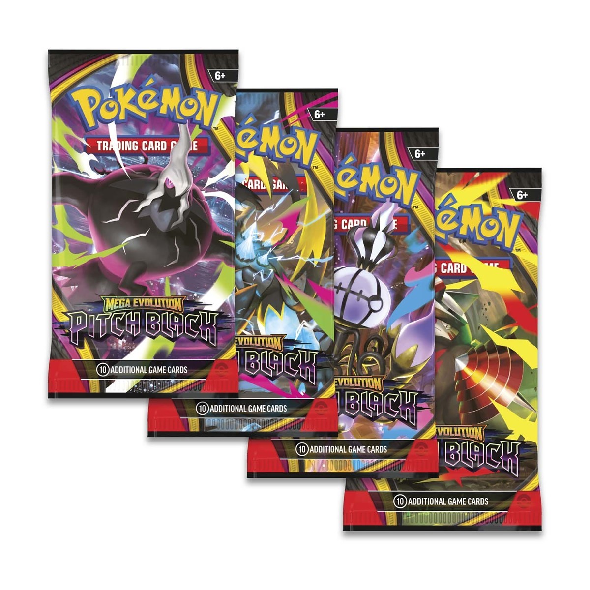 Pokémon TCG: Mega Evolution-Pitch Black Booster Display Box (36 Packs ...