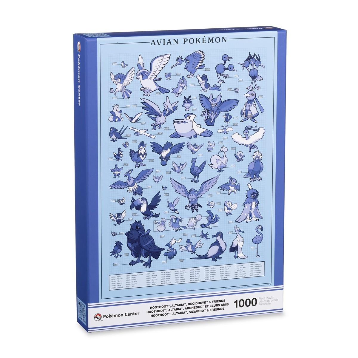 Pokémon Researcher: Avian Pokémon Puzzle (1,000 Pieces) | Pokémon ...