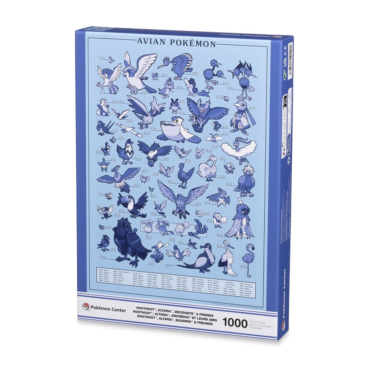 Pokémon Researcher: Avian Pokémon Puzzle (1,000 Pieces) | Pokémon ...