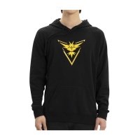 Pokémon GO Teams: Team Instinct Embroidered Black Fitted Pullover ...