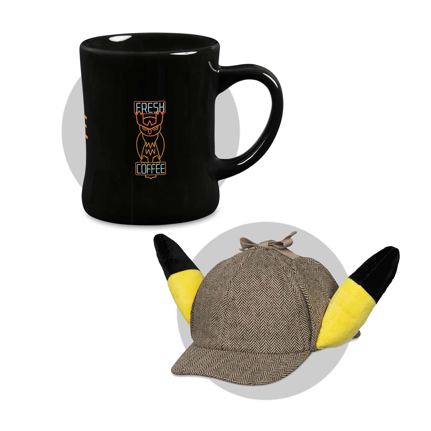 Detective Pikachu Hat & Mug Bundle | Pokémon Center Official Site