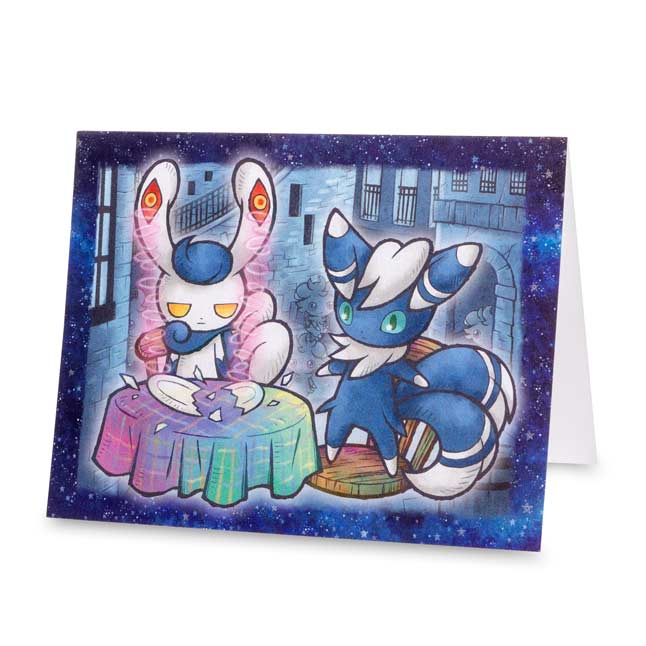 Espurr & Meowstic Wanted Notecard Set (12 cards, envelopes, and seals ...
