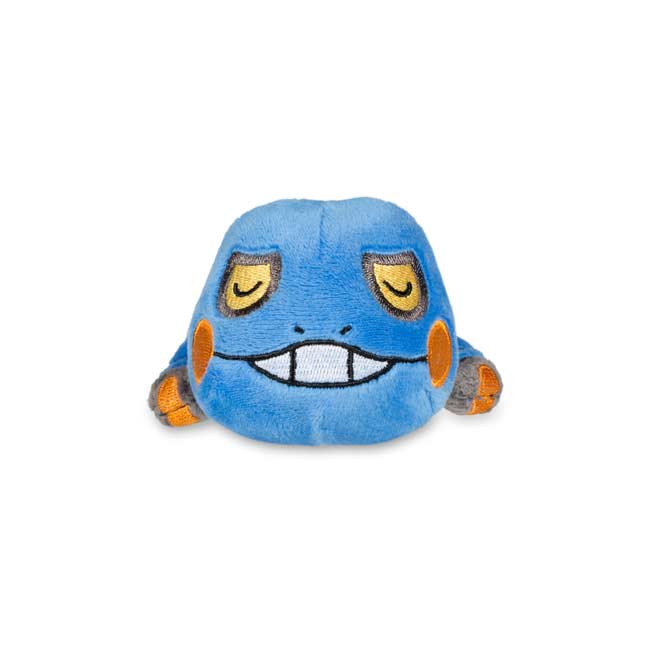 Sleeping Croagunk Kuttari Cutie Plush | Pokémon Center Canada Official Site