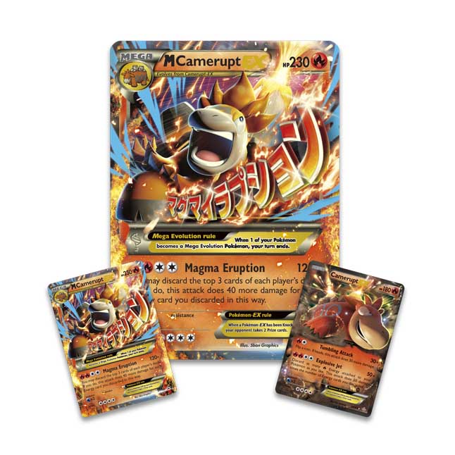 Pokémon TCG: Mega Camerupt-EX Premium Collection | Pokémon Center ...