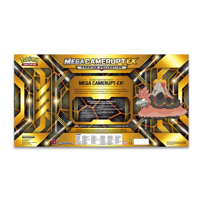 Pokémon TCG: Mega Camerupt-EX Premium Collection | Pokémon Center ...