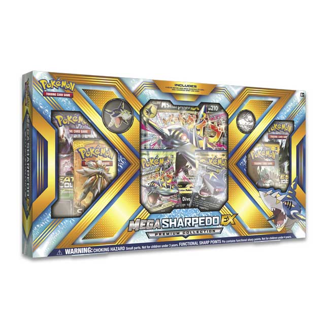 Pokémon TCG: Mega Sharpedo-EX Premium Collection | Pokémon Center ...