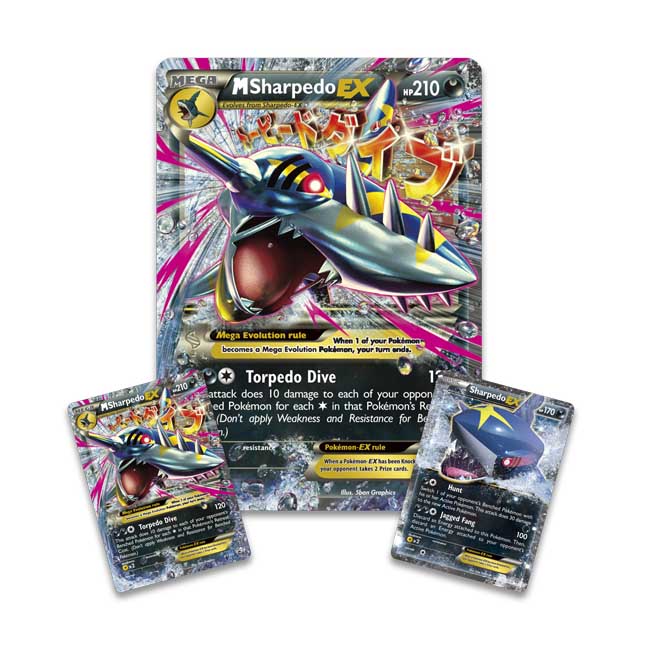 Pokémon TCG: Mega Sharpedo-EX Premium Collection | Pokémon Center ...