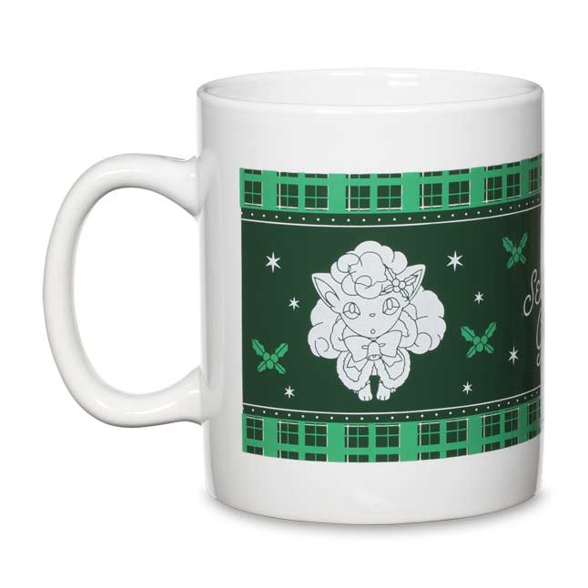 Holiday Alolan Vulpix & Rockruff 20 oz. Mug | Pokémon Center Official Site