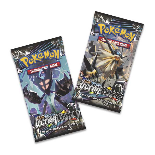 Pokémon TCG: Dawn Wings Necrozma Deck Shield & 2 Booster Packs ...