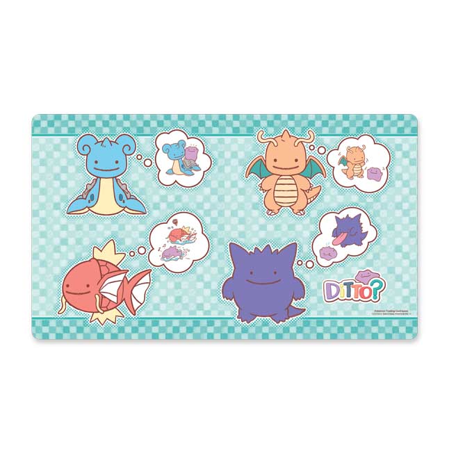 Pokémon TCG: Ditto As Lapras, Dragonite, Magikarp & Gengar Playmat ...