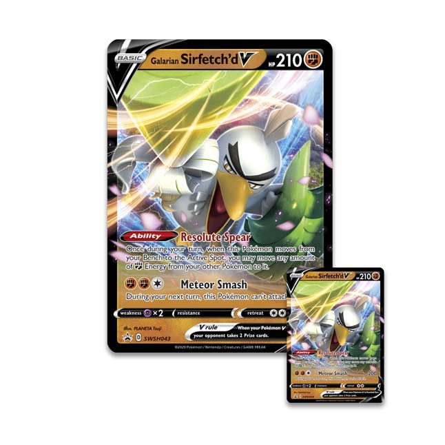 Pokémon TCG: Galarian Sirfetch'd V Box | Pokémon Center Official Site