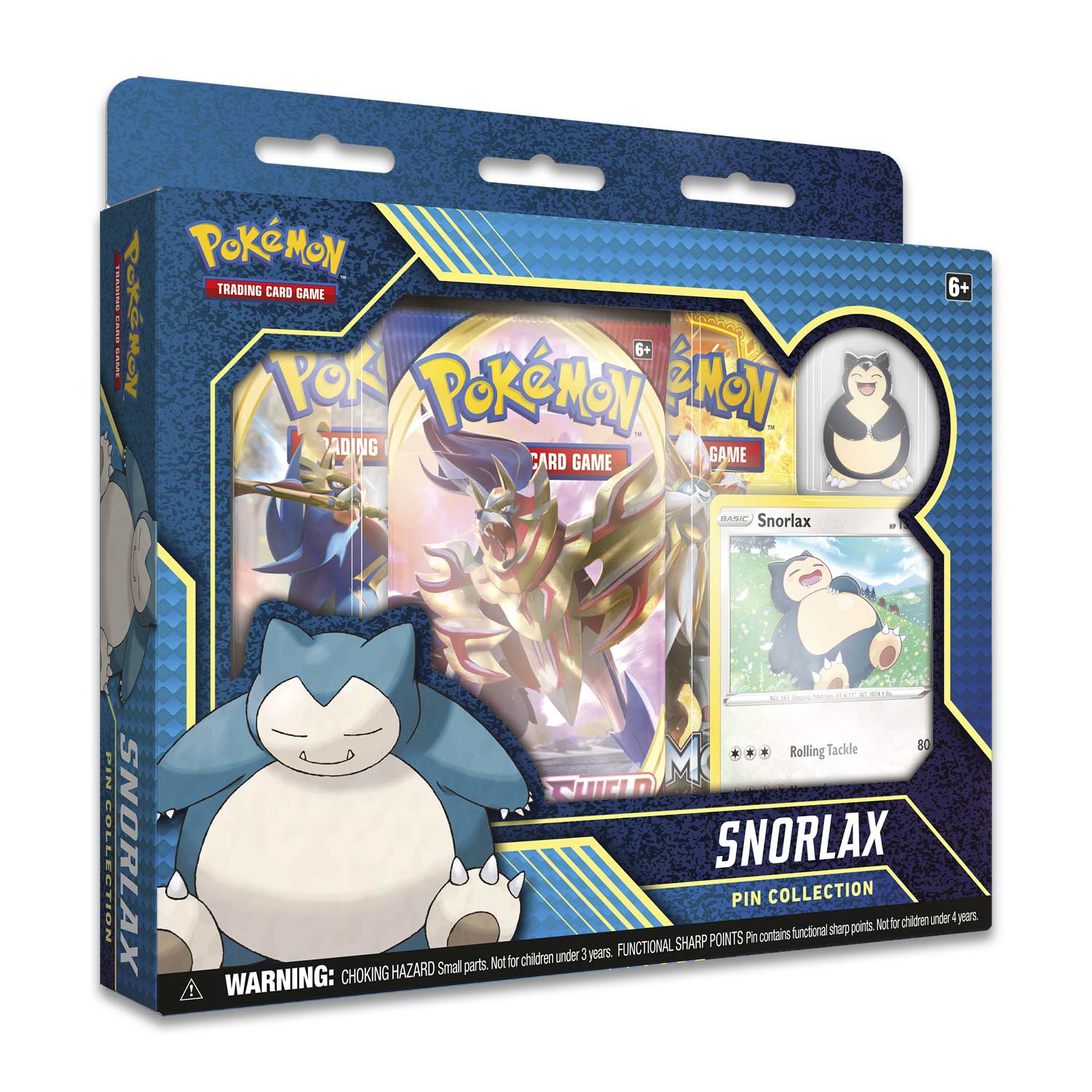 Pokémon TCG: Snorlax Pin Collection | Pokémon Center Official Site