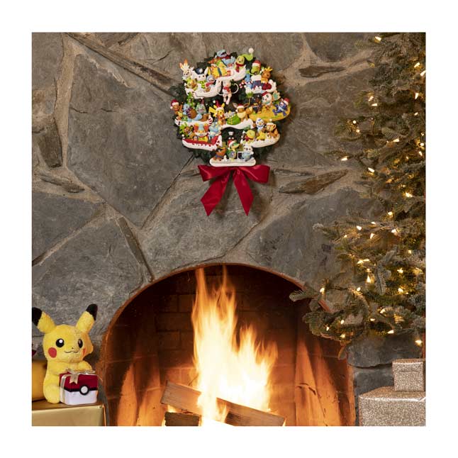 Pokémon Holiday Sculpted Wreath | Pokémon Center Official Site
