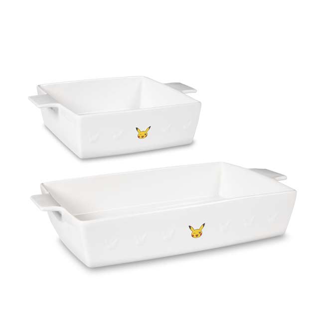 Pikachu Kitchen Stoneware Baking Dishes (2-Piece) | Pokémon Center ...