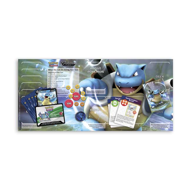 Pokémon TCG: Blastoise V Battle Deck | Pokémon Center Canada Official Site