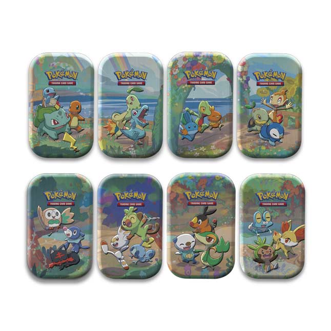Pokémon TCG: Celebrations Mini Tin (Bulbasaur, Charmander & Squirtle ...