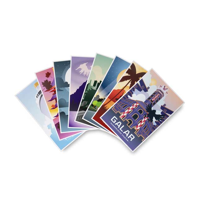 Destination Pokémon Posters (8-Pack) | Pokémon Center Canada Official Site