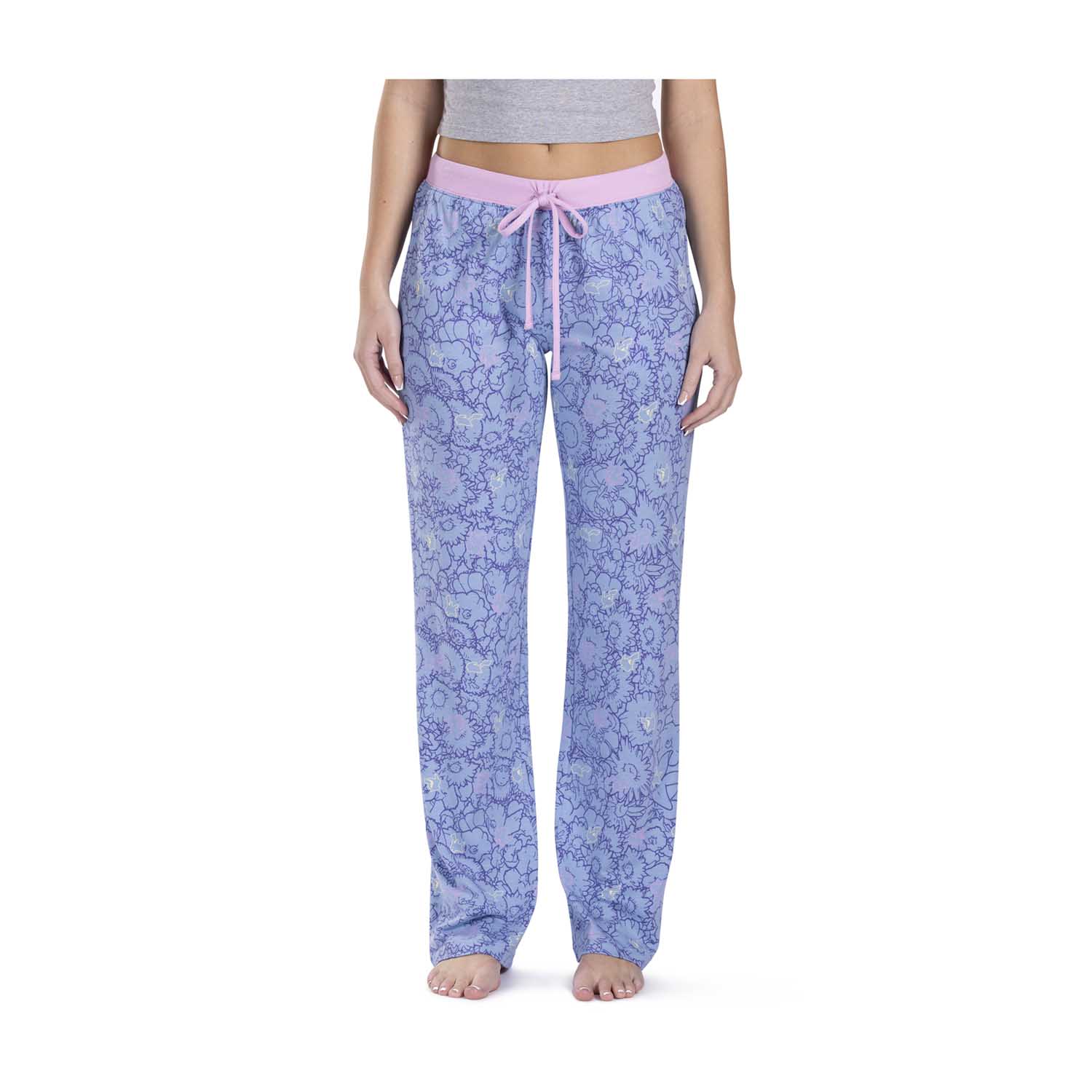 Pikachu & Mew Admiration Blue Lounge Pants - Women | Pokémon Center ...