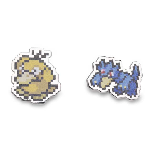 Psyduck & Golduck Pokémon Pixel Pins (2-Pack) | Pokémon Center Canada ...