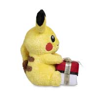 Pikachu with Gift Box Plush - 11 In. | Pokémon Center Official Site