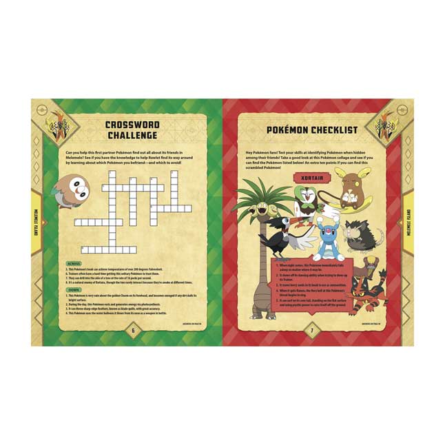 Pokémon Alola Region Activity Book | Pokémon Center UK Official Site