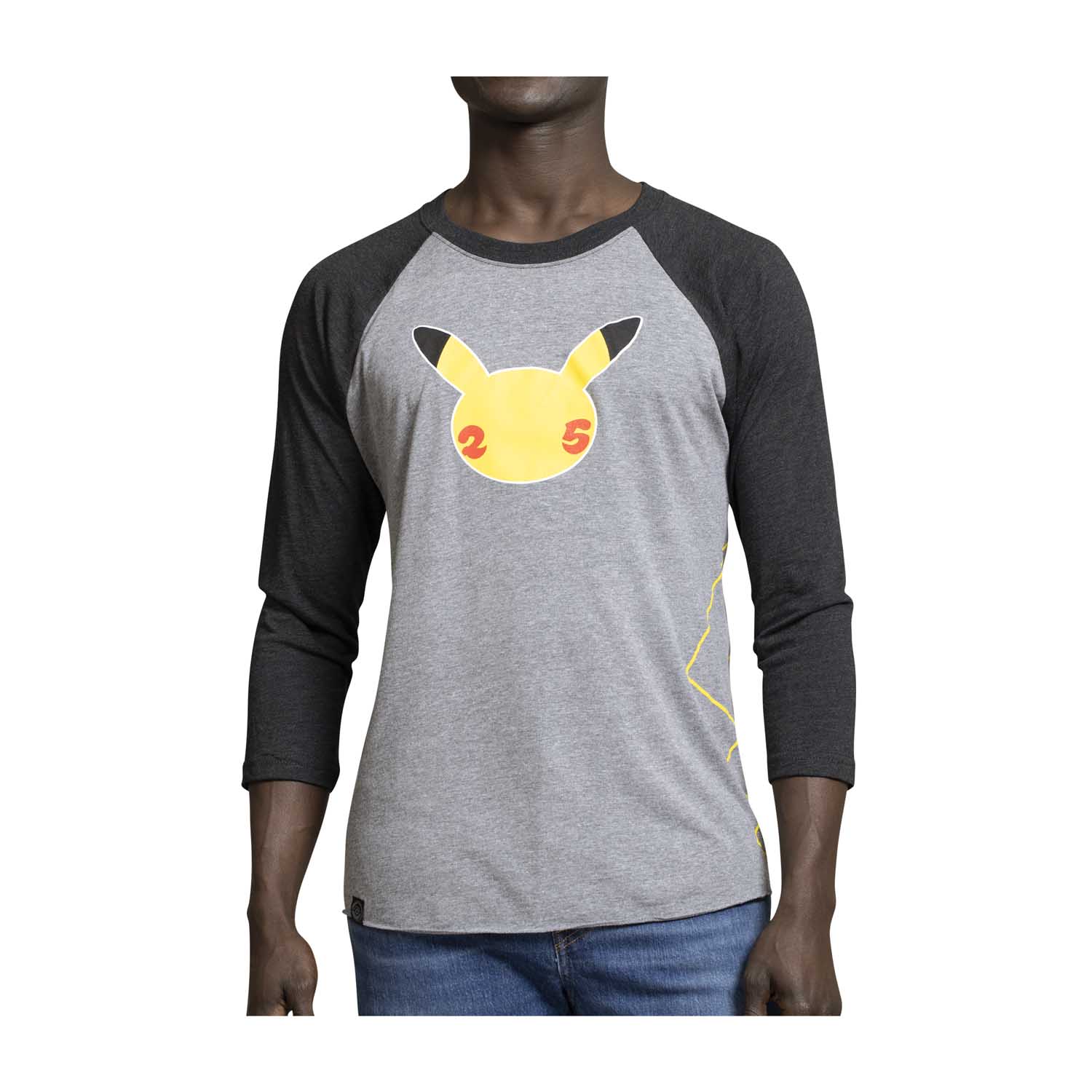 Pokémon Celebration Gray Raglan Shirt - Adult | Pokémon Center Official ...