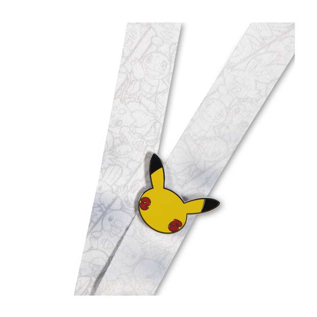 Pokémon Celebration Pin & White Lanyard | Pokémon Center UK Official Site