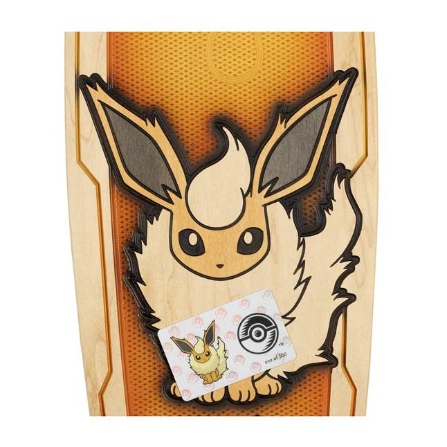 Pokémon Center × Bear Walker: Flareon Skateboard | Pokémon Center ...