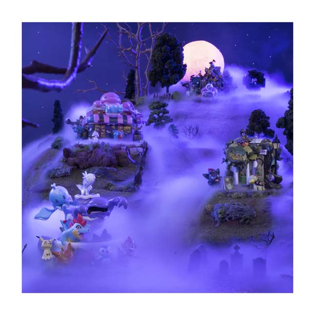 Haunted Pokémon Village: Pansage Creeping Vines Tea Shop Figure ...