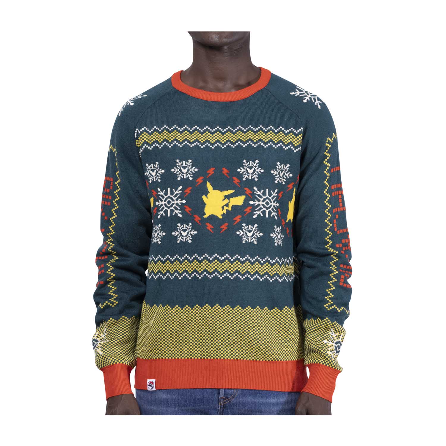 Pikachu Festive Winter Knit Sweater - Adult | Pokémon Center Official Site