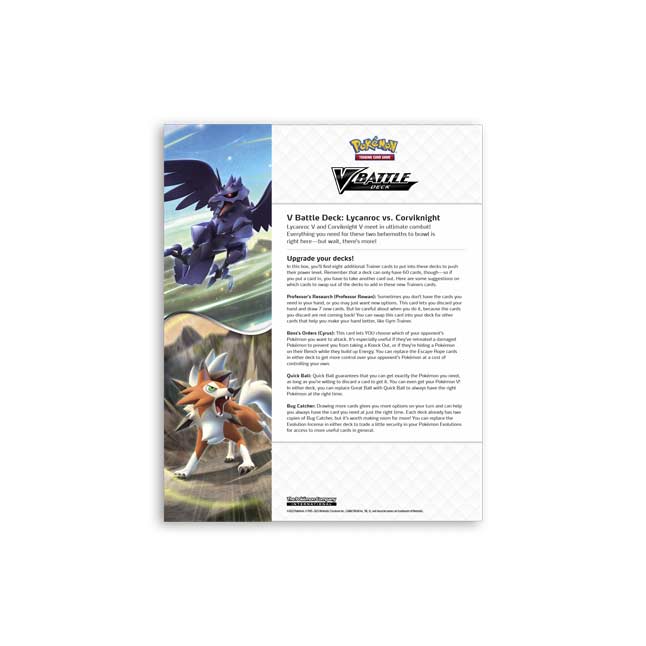 Pokémon TCG: Lycanroc V Battle Deck | Pokémon Center Official Site