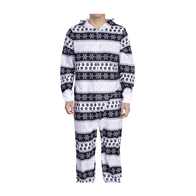 Snom Holiday Snowflake Hooded One-Piece Pajamas - Adult | Pokémon ...