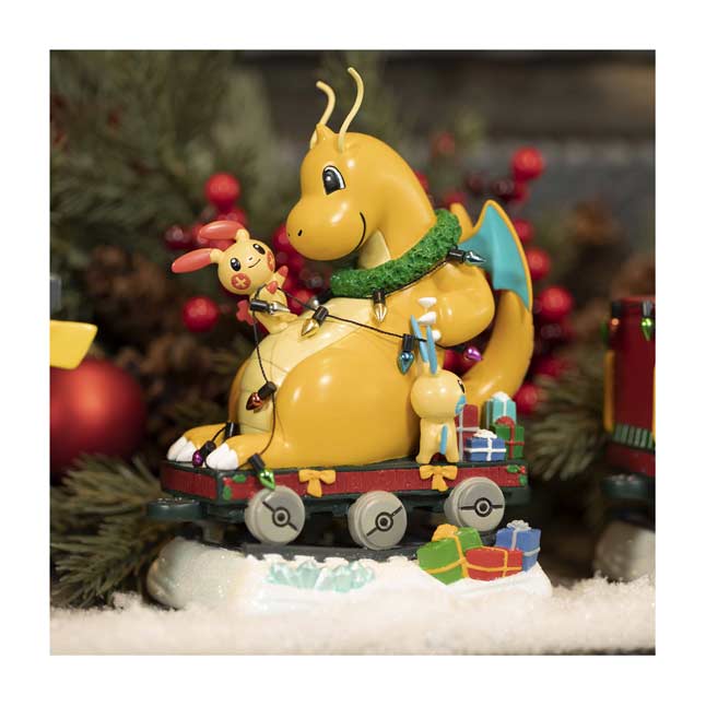 Delibird Holiday Express Dragonite Flatcar Figure | Pokémon Center ...