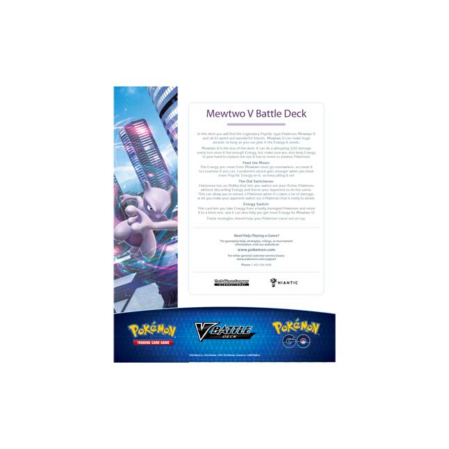 Pokémon TCG: Pokémon GO Mewtwo V Battle Deck | Pokémon Center Official Site