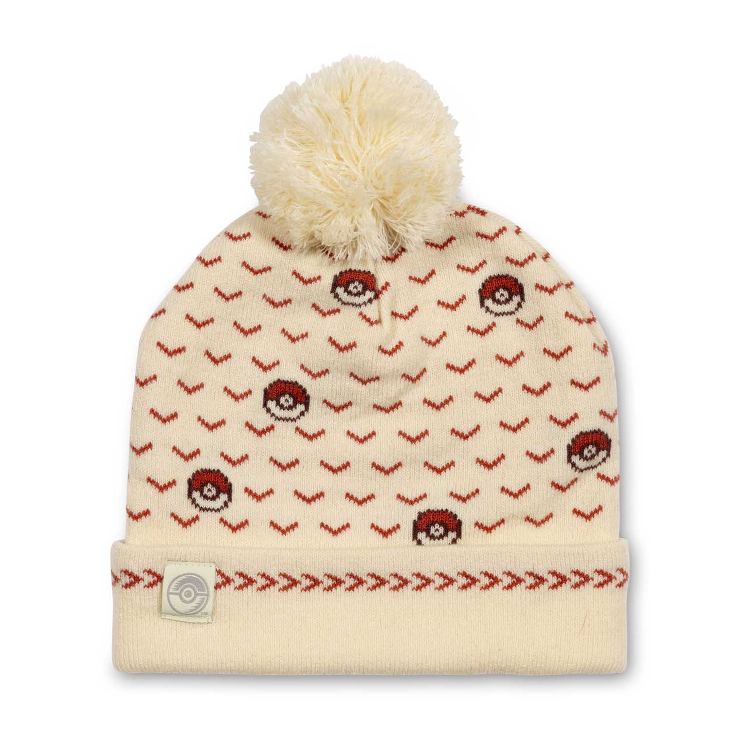 Poké Ball Festive Winter Knit Beanie (One Size-Adult) | Pokémon Center ...