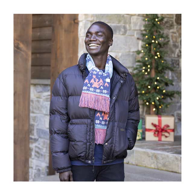 Charizard Festive Winter Knit Scarf (One Size-Adult) | Pokémon Center ...