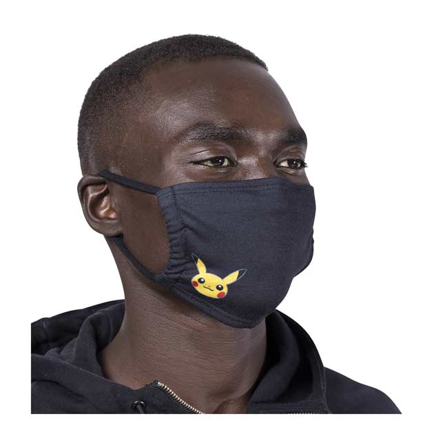 Pikachu Expressions Face Masks (Size L/XL) (2-Pack) | Pokémon Center ...